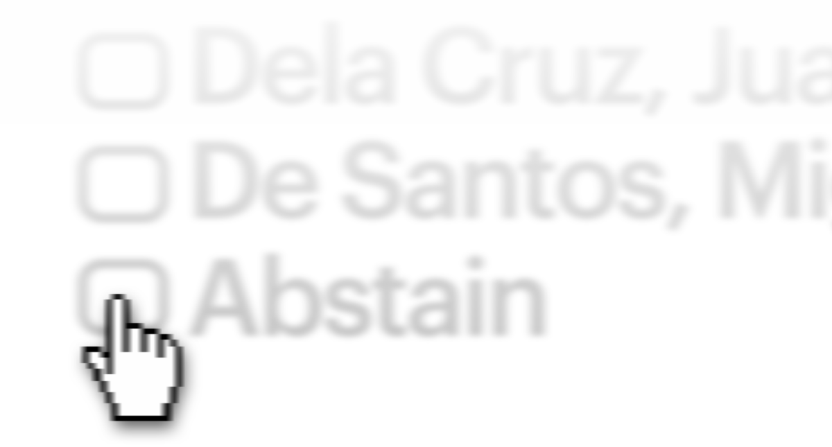 Ang pagboto ay pagtitiwala – Tanglaw